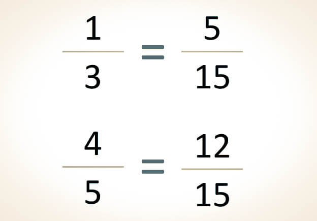Mínimo común denominador - Peyemon tutoriales